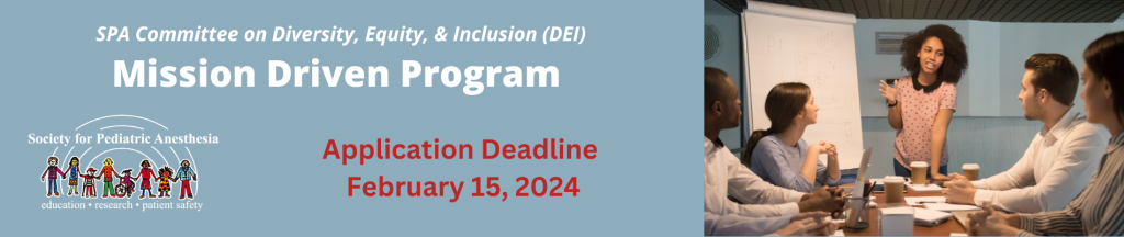 Call for Applications: Mission Driven Program | Society for Pediatric ...